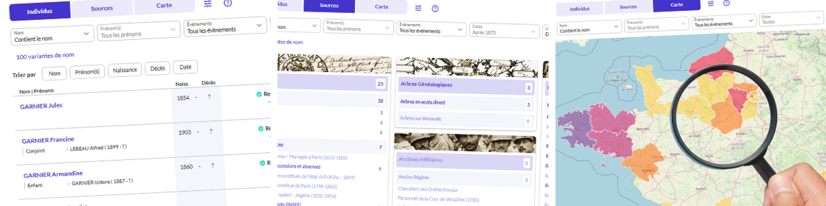 Explorez les résultats de recherche par sources et cartes sur Filae ...